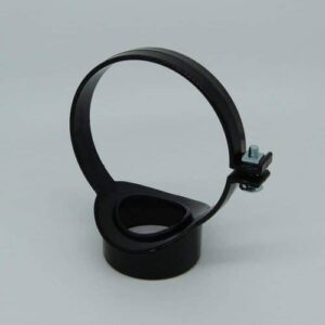 110mm x 63mm Solvent Weld Strap on Boss Black | Speedy Plastics Ltd