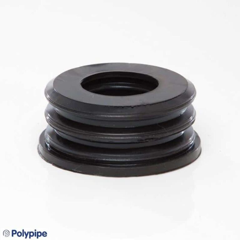 PushFit Soil Rubber Boss Adaptor 63-32 Black Polypipe SN32 | Speedy ...