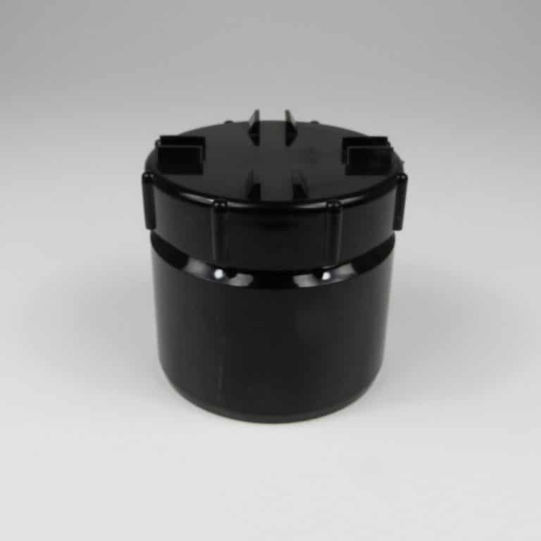 110mm PushFit Soil Access Cap Black Polypipe SA62B | Speedy Plastics Ltd