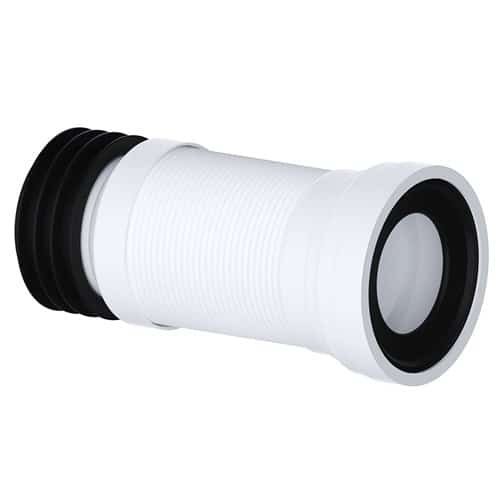 WC Pan Connector Long Flexible 300mm – 700mm | Speedy Plastics Ltd