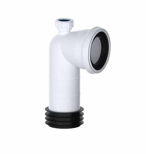 WC Pan Connector 90 d Bent With 32mm Boss Inlet | Speedy Plastics Ltd