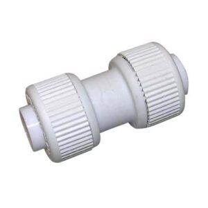 Push Fit Plumbing 15mm Coupler Whitespeed | Speedy Plastics