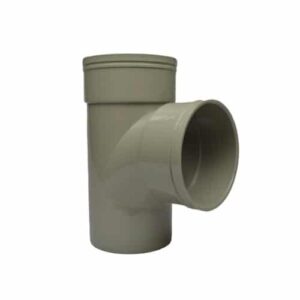 110mm Solvent Weld Soil 92 degree T/S Tee Branch Olive Grey | Speedy ...
