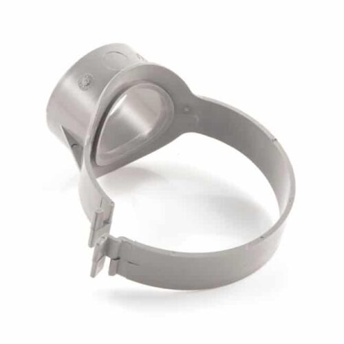 110mm x 63mm Solvent Weld Side Fix Strap On Boss Olive Grey | Speedy ...