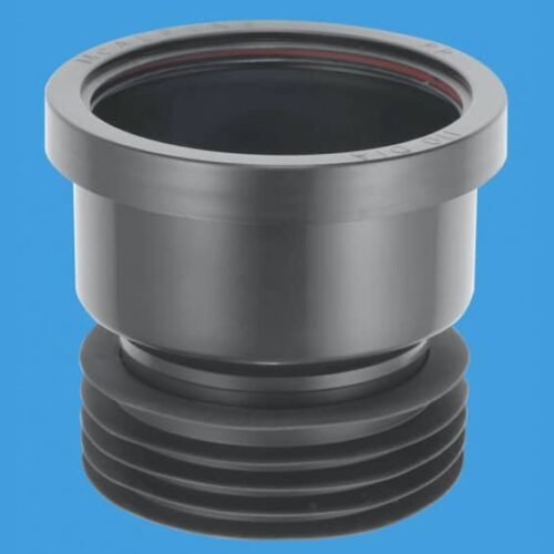McAlpine DC1BL Soil Pipe Drain Connector Black | Speedy Plastics Ltd