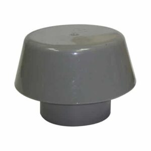 110mm Soil Pipe Extract Cowl Grey Floplast | Speedy Plastics Ltd