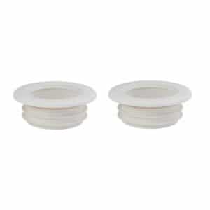 Pipesnug White Waste Pipe Collar-Seal 40mm (2 pack) | Speedy Plastics Ltd