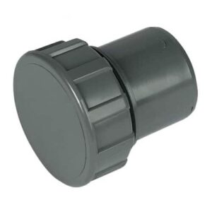 50mm Solvent Weld Waste Access Plug Grey (bag of 10) | Speedy Plastics Ltd