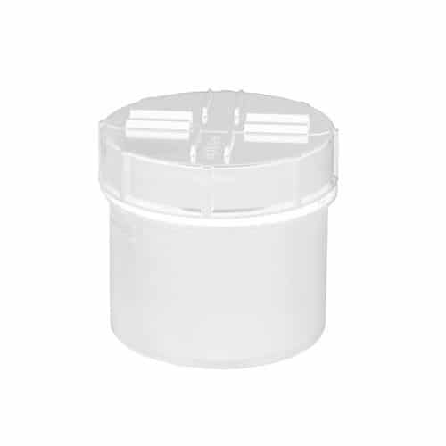 110mm Pushfit Soil Access Cap White Polypipe SA62W | Speedy Plastics Ltd