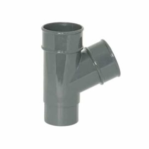 Round Down Pipe 112′ Offset Branch Floplast 68mm RY1 | Speedy Plastics Ltd