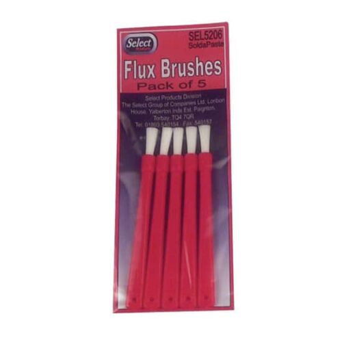 Flux Brushes – Pack of 5 Plastic | Speedy Plastics Ltd