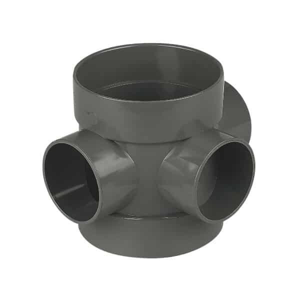 110mm Short Boss Pipe 110mm-63mm Anthracite Grey Floplast | Speedy ...
