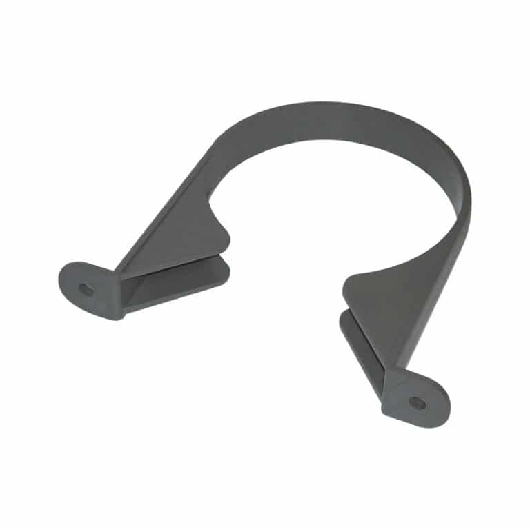 110mm Soil Pipe Clip Anthracite Grey Floplast | Speedy Plastics Ltd