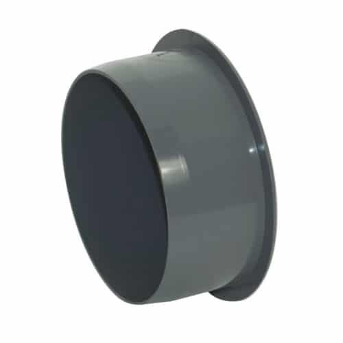 110mm Soil Socket Plug Anthracite Grey Floplast D296AG | Speedy ...