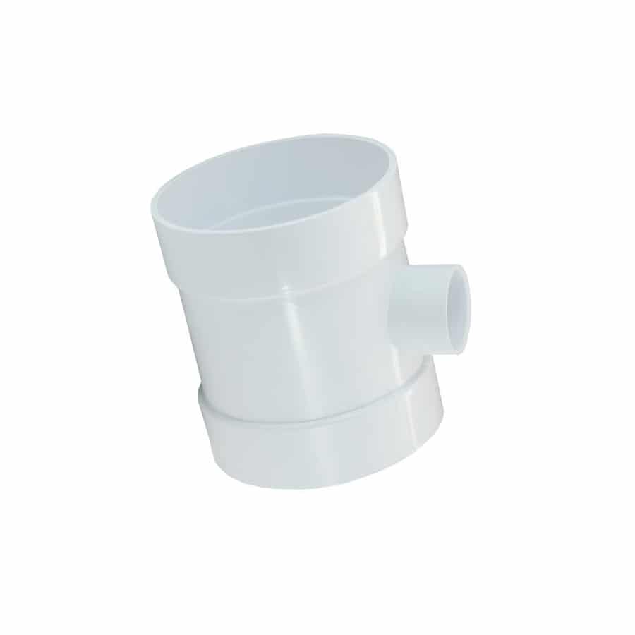 110mm Solvent Soil Short Boss Pipe 40mm White | Speedy Plastics Ltd